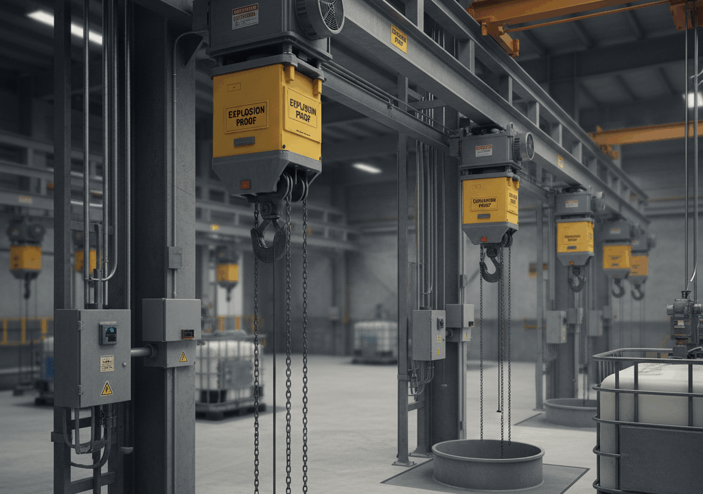 How Flameproof Hoists Protect Workers in Hazardous Industrial ...